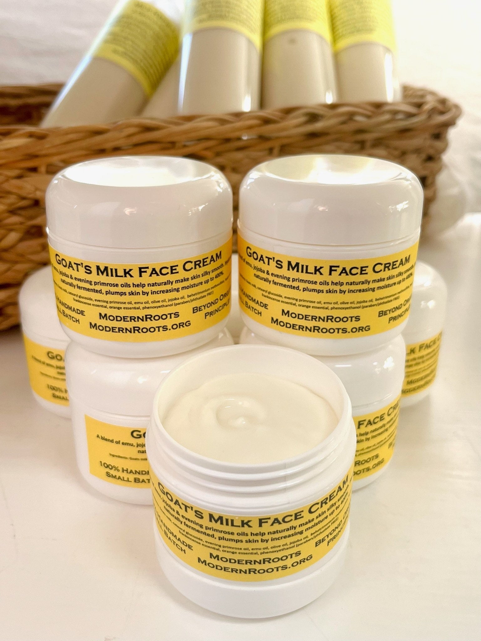 Goat's Milk Face Cream with Hyaluronic Acid – ModernRoots Natural Soaps ...