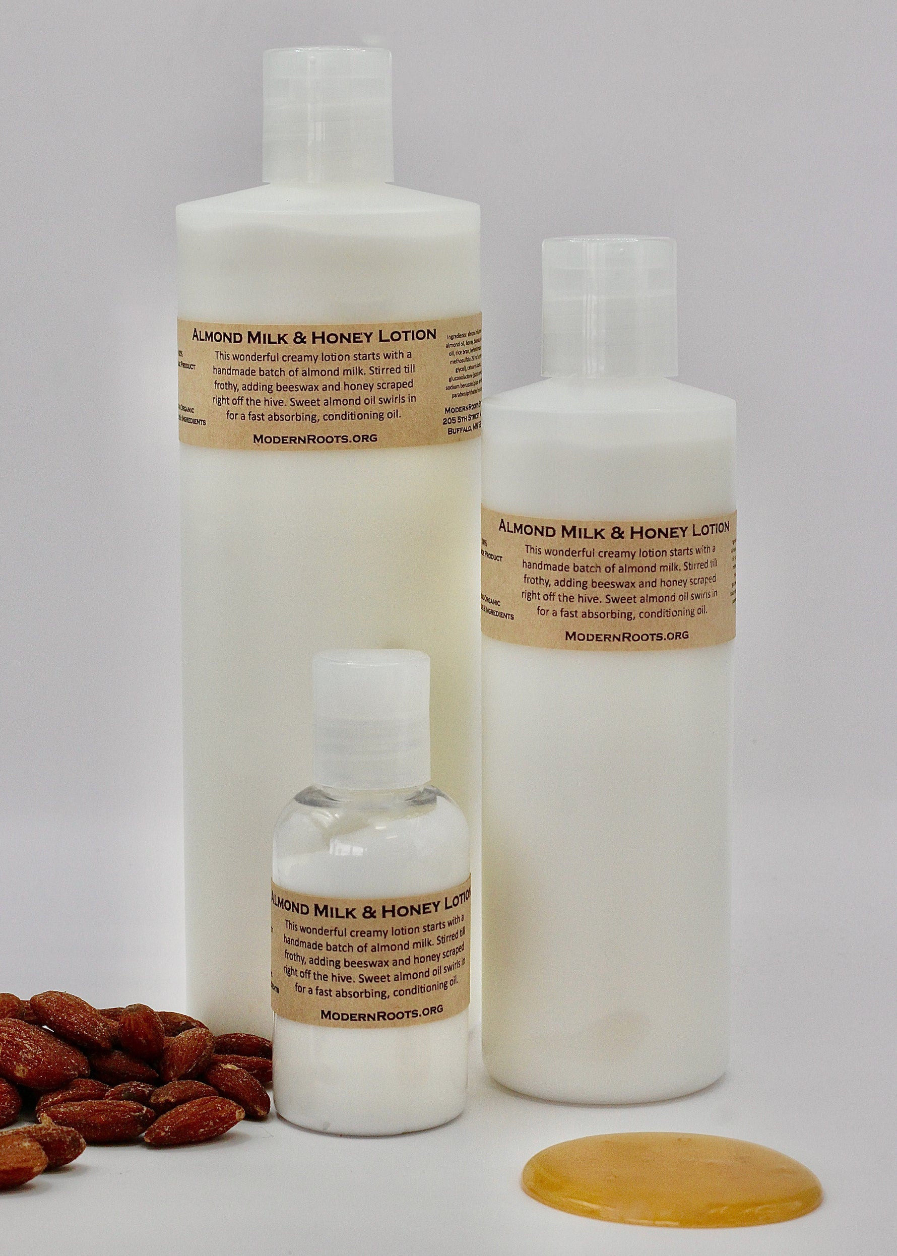 Almond Milk & Honey Lotion – ModernRoots Natural Soaps & Body Care