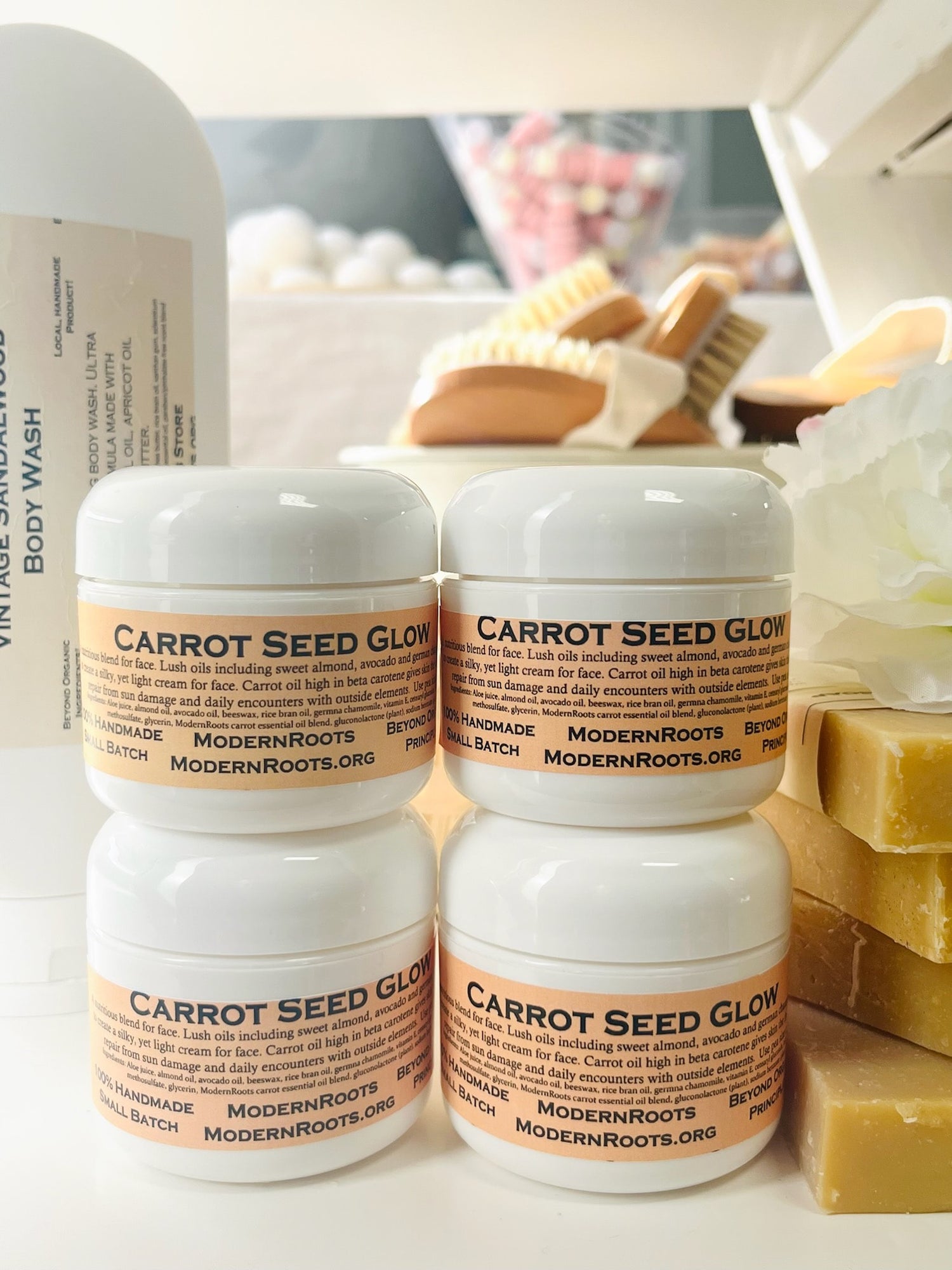 Carrot Seed Glow Face Cream – ModernRoots Natural Soaps & Body Care