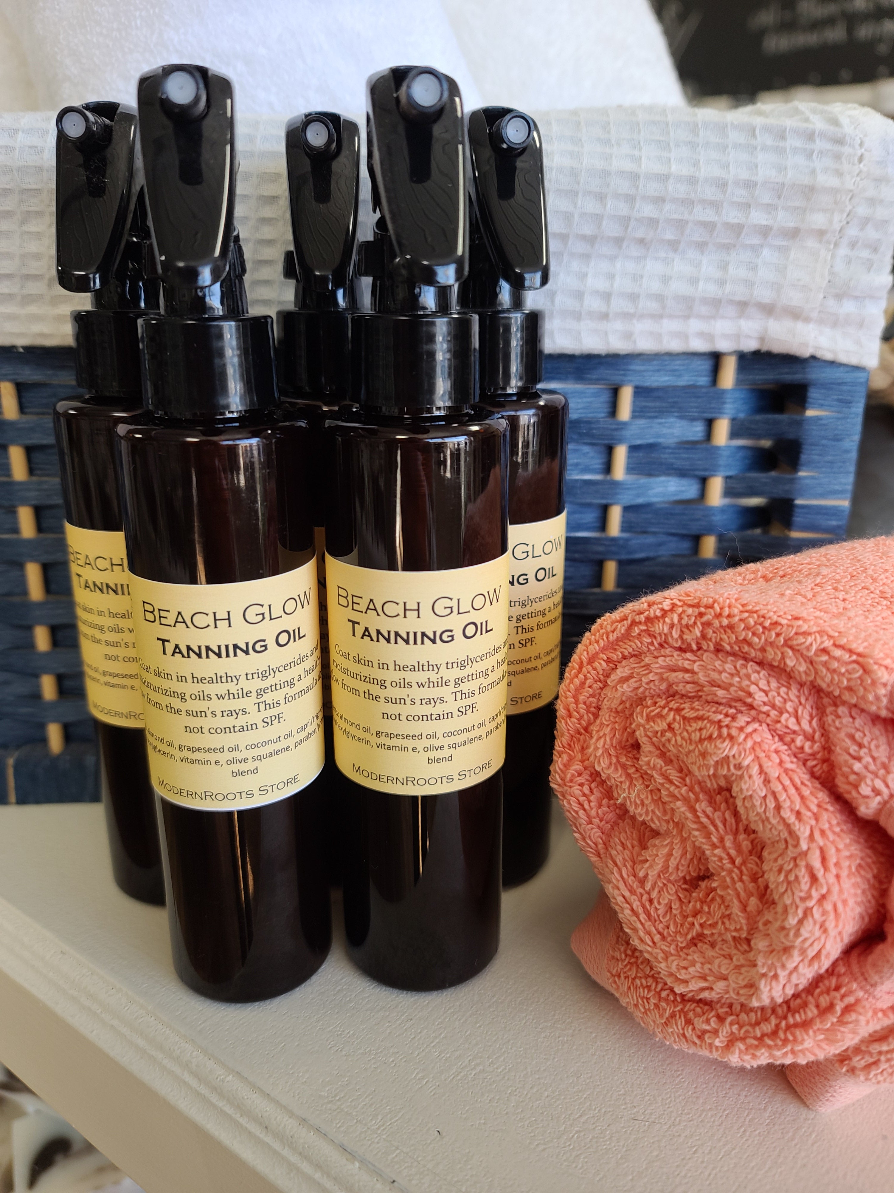 Beach Glow Tanning Oil – ModernRoots Natural Soaps & Body Care